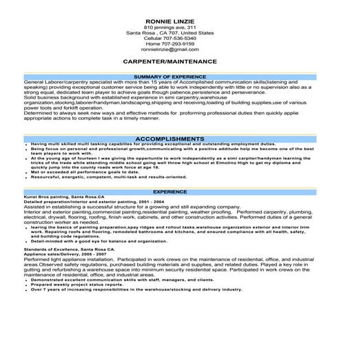 Types of carpentry jobs to begin career | https://carpentersonly.com ...
