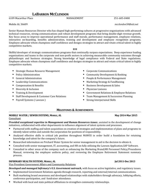 Debra L Morehouse Short Resume | DOC