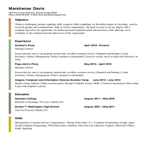 New resume | DOCX | Technology & Computing