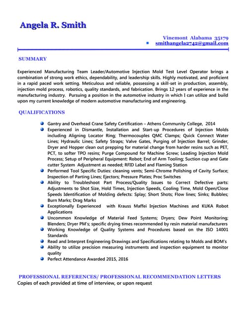 Shirley CV update | PDF