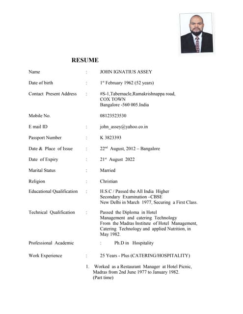 Rungroj Resume | PDF