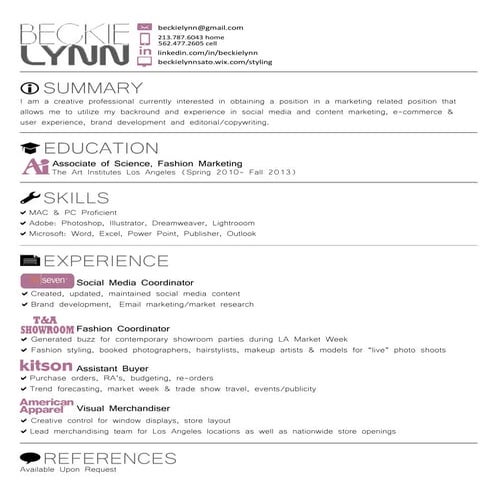 Rebecca Resume | PDF
