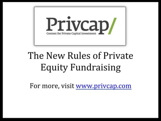 Private equity checklist | PDF