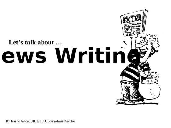 Types of leads in news writing | PPTX