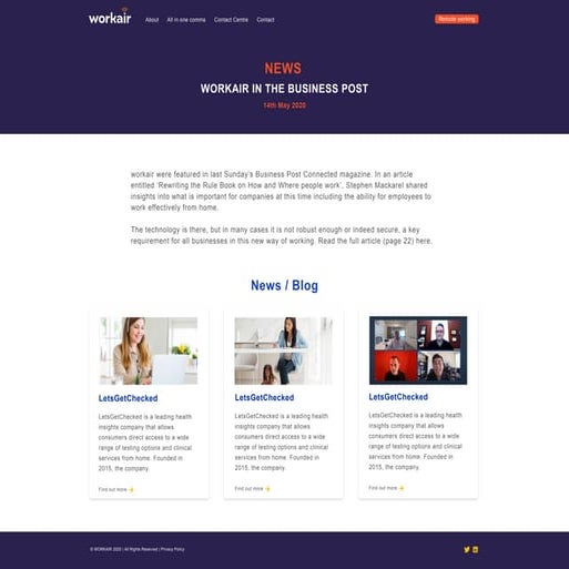 News blog page | PDF