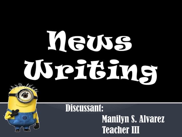 Chapter 6 a straight news story | PPT