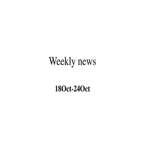 News(18oct 24oct) | PDF