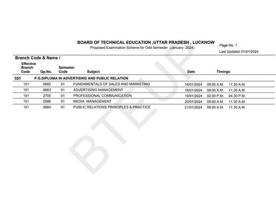 admit card format for polytechnic admissions | PDF