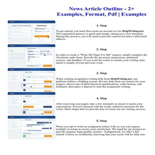 News Article Outline - 2 Examples, Format, Pdf Examples | PDF