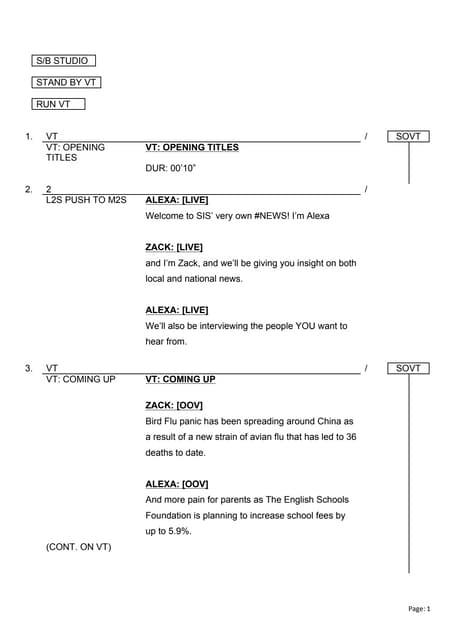 CNN Example Outline Scripts