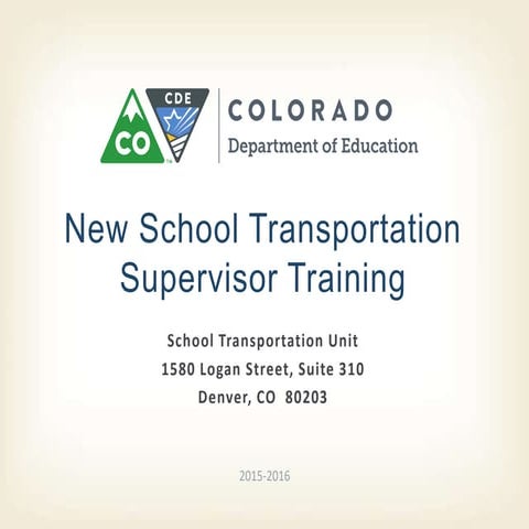 New School Transportation Supervisor Training for website..pptx