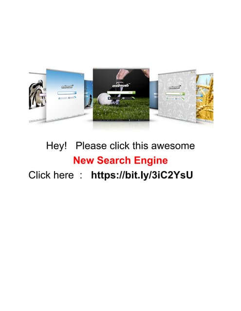NEW SEARCH ENGINE ALTERNATIVE FOR GOOGLE | PDF