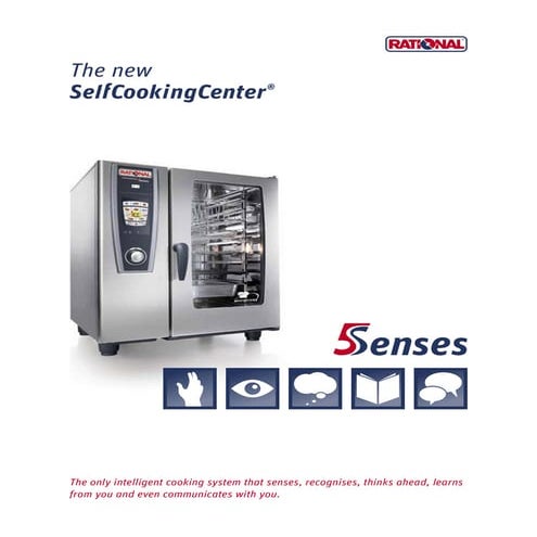 New self cooking center, rational 5 sense - Kitchenrama | PDF
