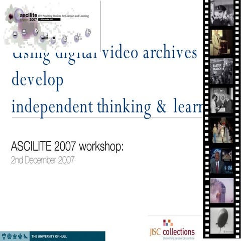 Newsfilm Ascilite | PPT