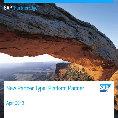 PSD Enablement Session: "News for SAP Platform Partners. The "Manage my Partnership" tool" | PDF ...