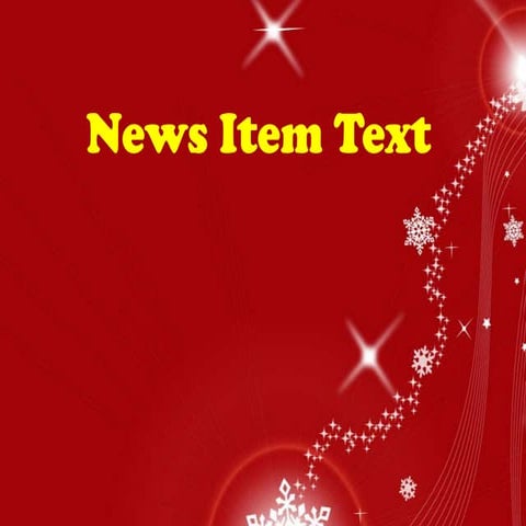 News item material | PPTX