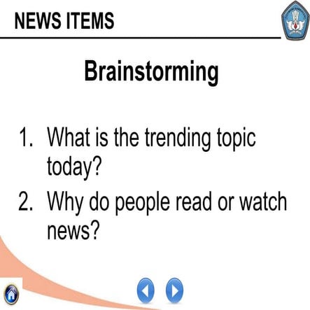 News item text | PPT