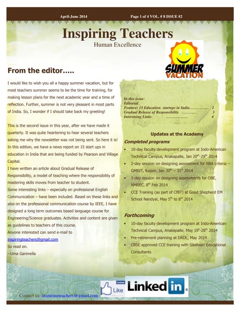 Planet Spark Brochure | PDF