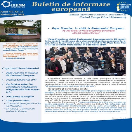 Newsletter Europe Direct Maramures-nov 2014 | PDF