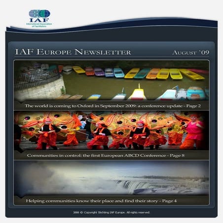 Newsletter August09 IAF reporting on ABCD Europe Conference | PDF