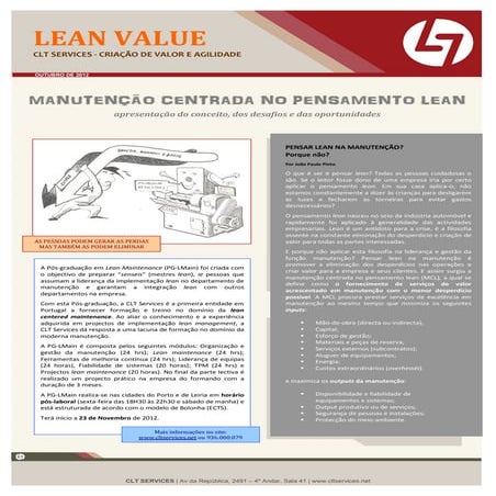 Lean Maintenance | PPT