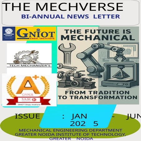 NEWS Letter Cover Page of mechanical engineering department.pptx