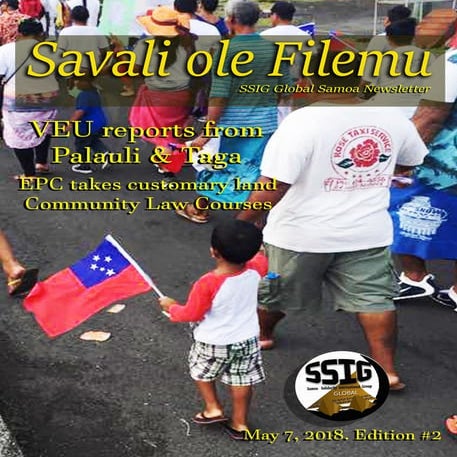 SSIG Samoa Newsletter edition #2 | PDF