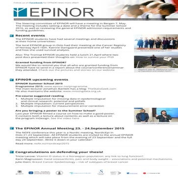 Newsletter EPINOR april 2015 | PDF