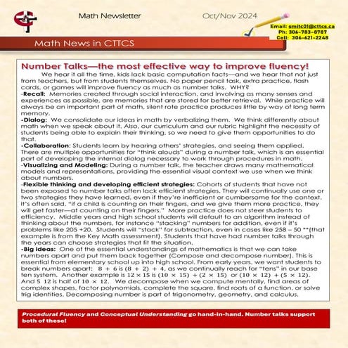 Accomplishment report math | DOCX