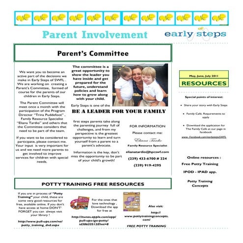 Parent Involvement Newsletter May 2011 | PDF