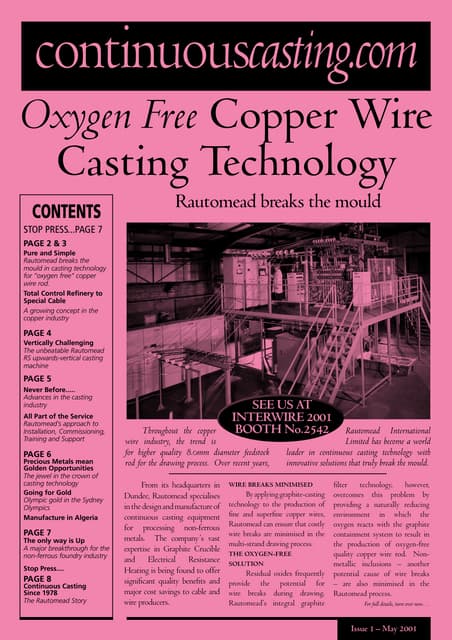 Copper continuous casting | PDF