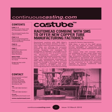 BWE conform process (Continuous Rotary Extrusion) | PDF