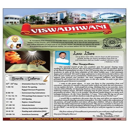 Viswadhwani June 2016 | PDF