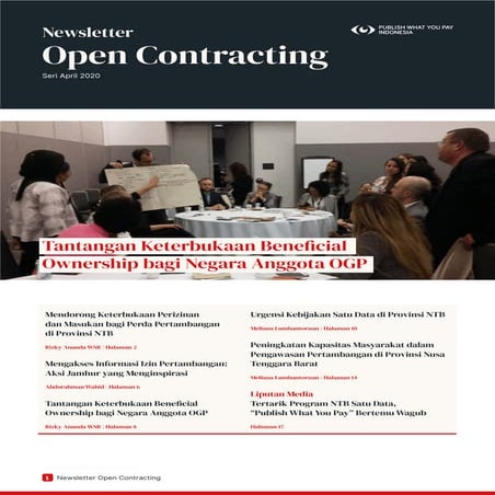 Newletter - Open Contracting - April 2020 | PDF