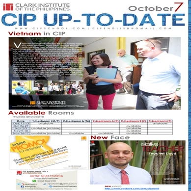 Newsletter october 7 cip up to date | PDF