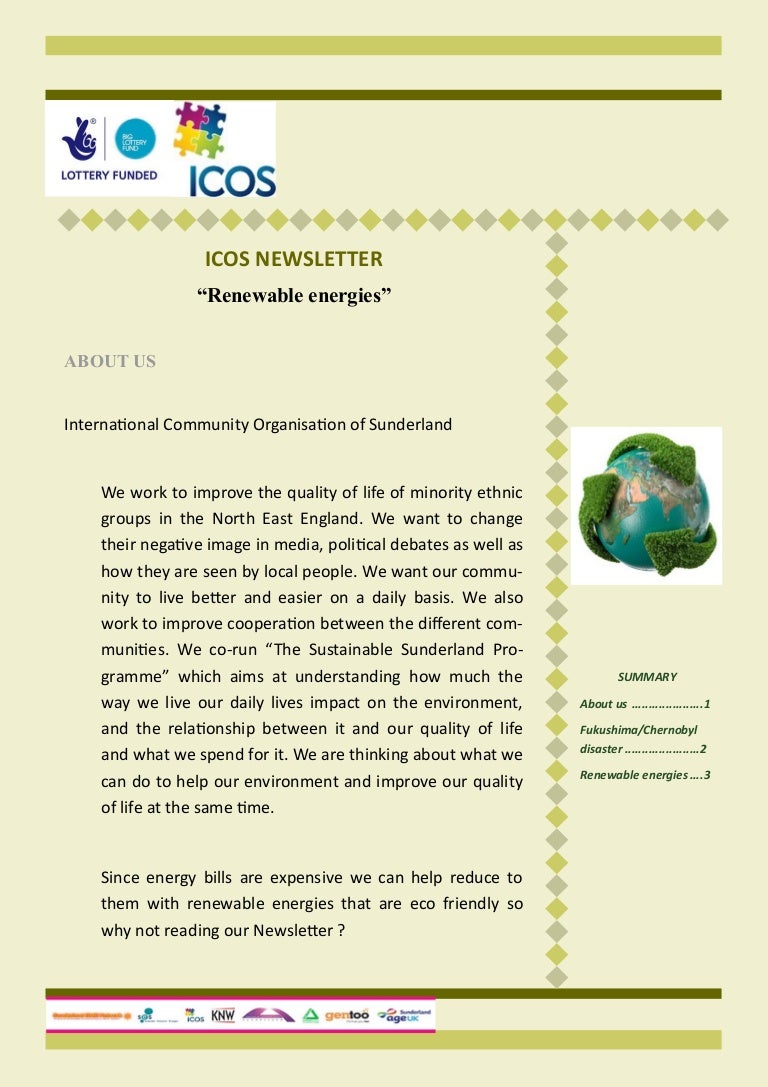 Newsletter renewable energies