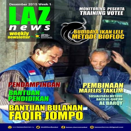 Weekly Newsletter LAZNas Chevron Rumbai Edisi Desember 2015 week 1 | PDF