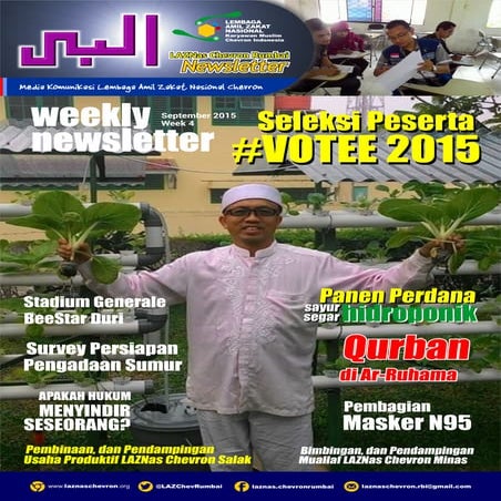 Weekly Newsletter LAZNas Chevron Duri Edisi November 2015 Week #2 | PDF