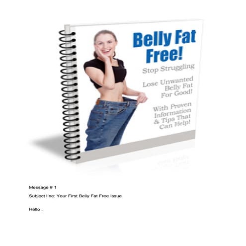 Belly Fat Free | PDF