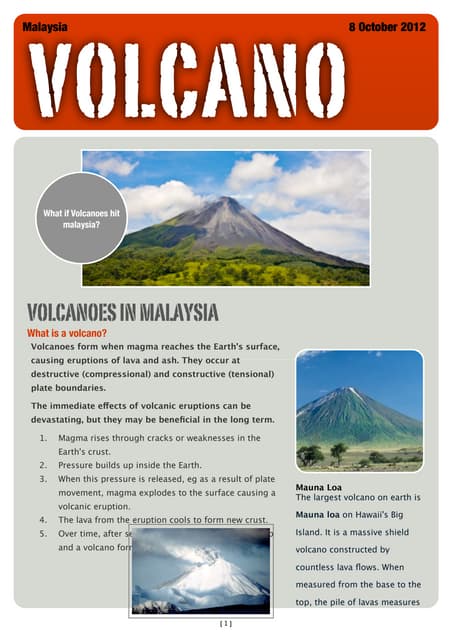 Interpretation of Different Volcanic Hazard Maps | PPT