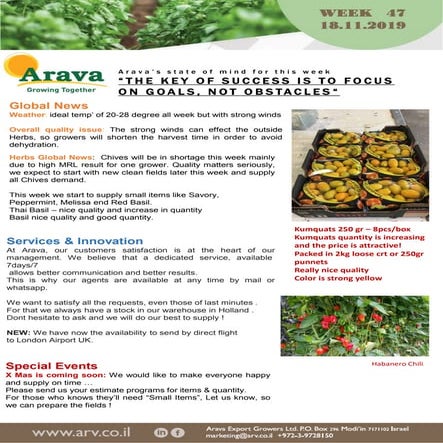 Harvest calendar | PPTX