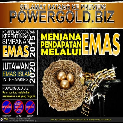 JOM SIMPAN EMAS BERSAMA POWERGOLD | PPT