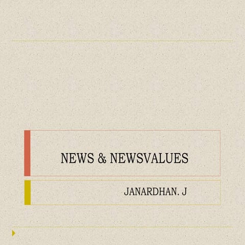 News & newsvalues | PPT