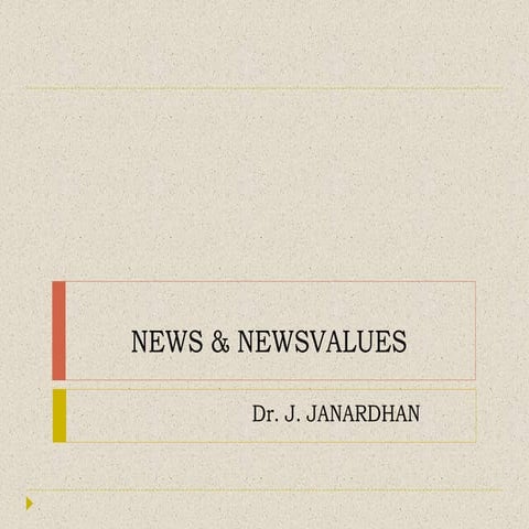 News & newsvalues | PPTX