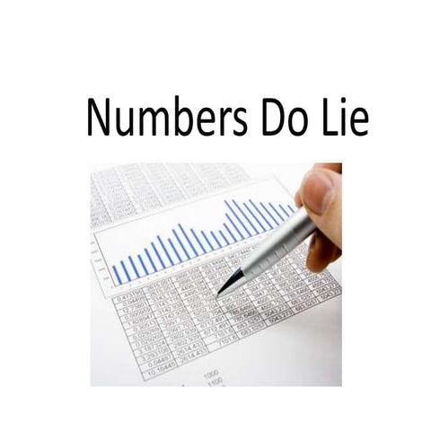 Numbers Do Lie | PPTX