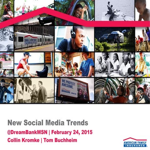 New social media trends 2015 | PPT