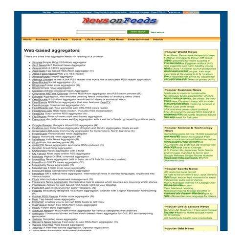 News On Feeds Aggregators | PDF