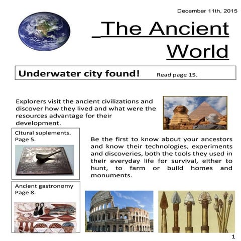 Ancient World Newspaper | PDF