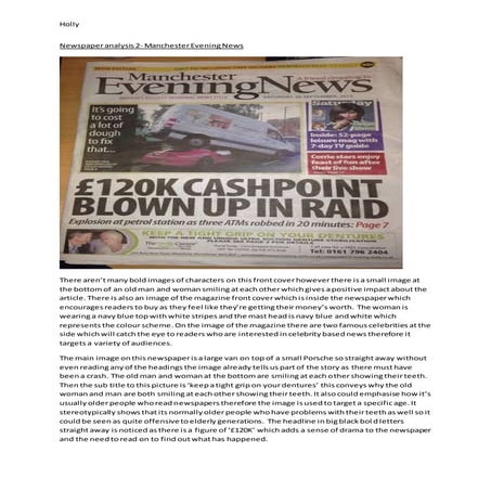 Newspaper analysis 2 | PDF