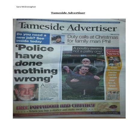 Newspaper analysis 3 | PDF